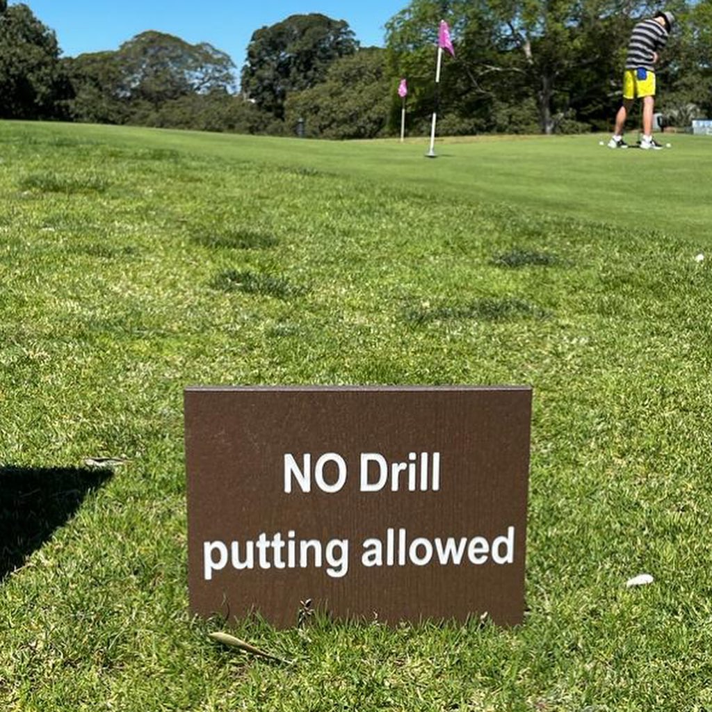 Custom - Recycled Plastic Signs – Dint Golf Solutions