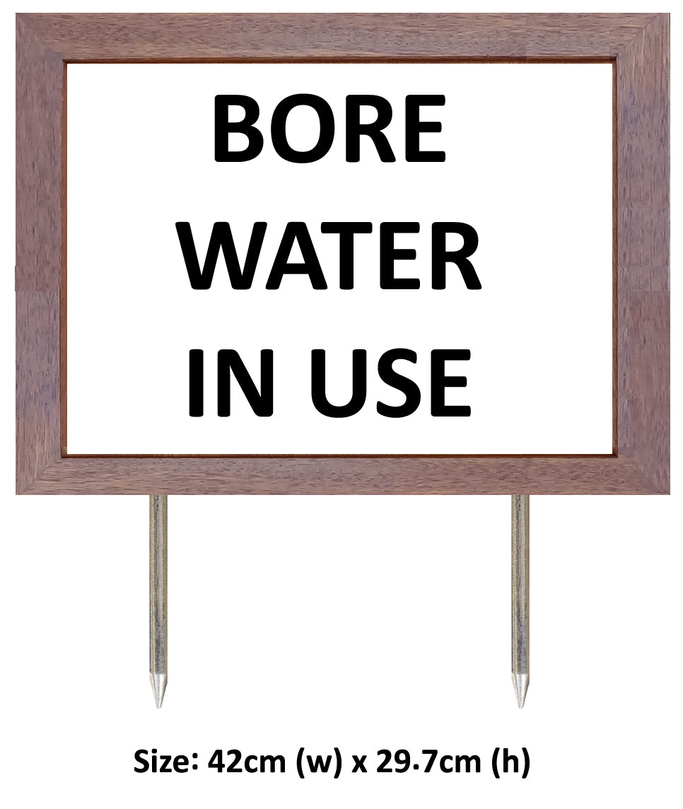 A3 Frame Sign Holder - Timber – Dint Golf Solutions