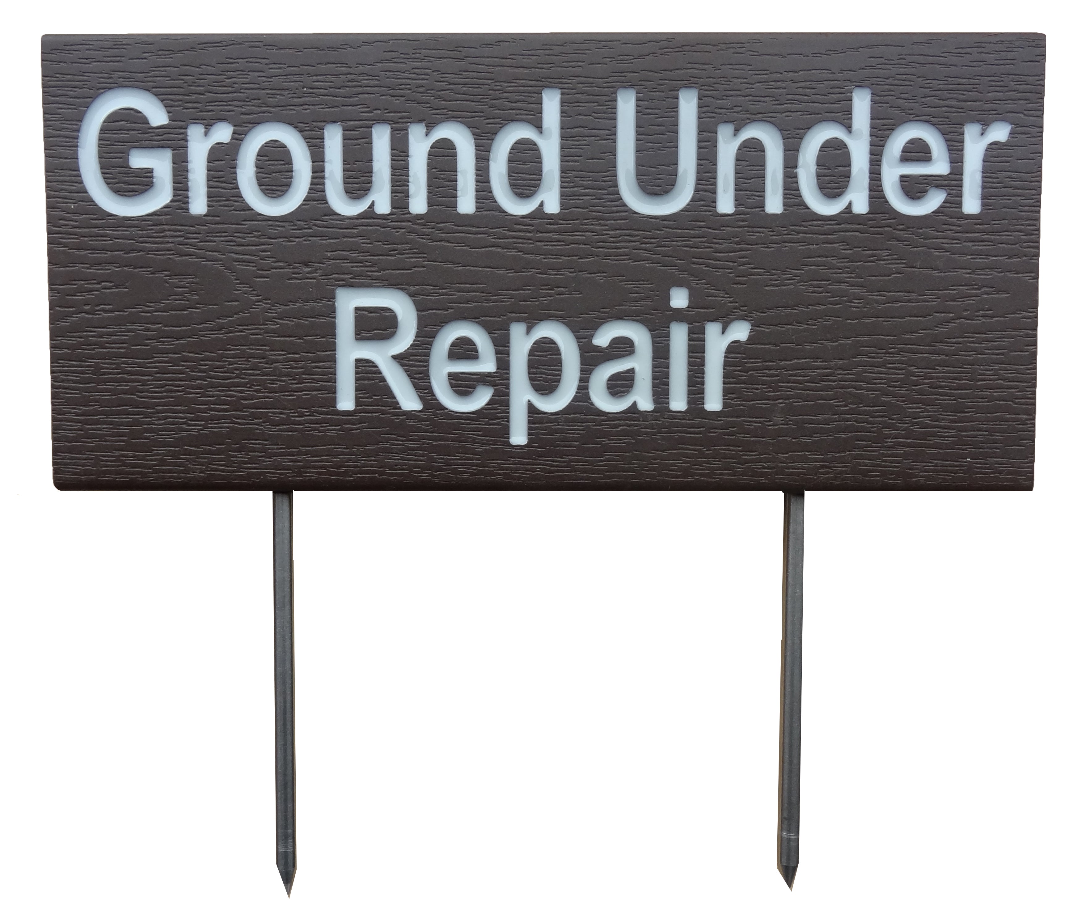 Brown - Recycled Plastic Signs – Dint Golf Solutions