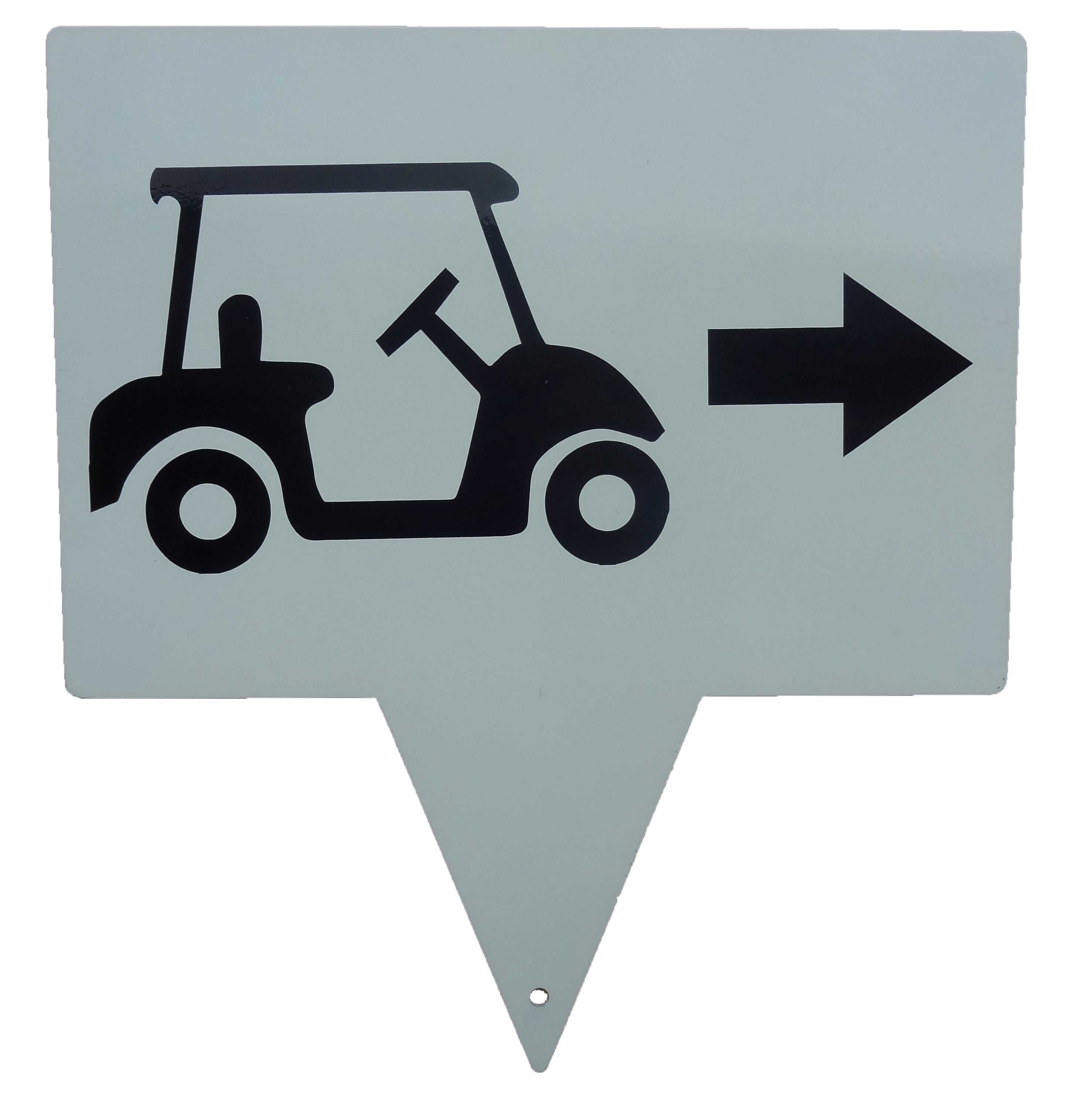 Aluminium Paddle Signs – Dint Golf Solutions