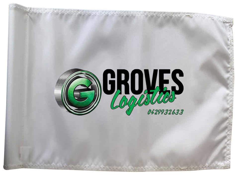 DINT Heavy-Duty Sponsor Flags – Dint Golf Solutions